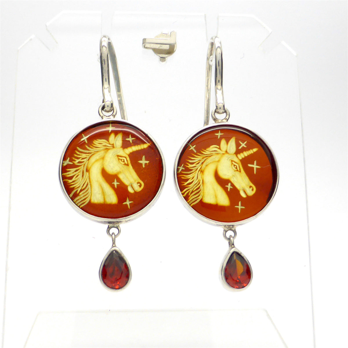 Baltic Amber Jewellery Collection | 925 Sterling Silver – Crystal Heart