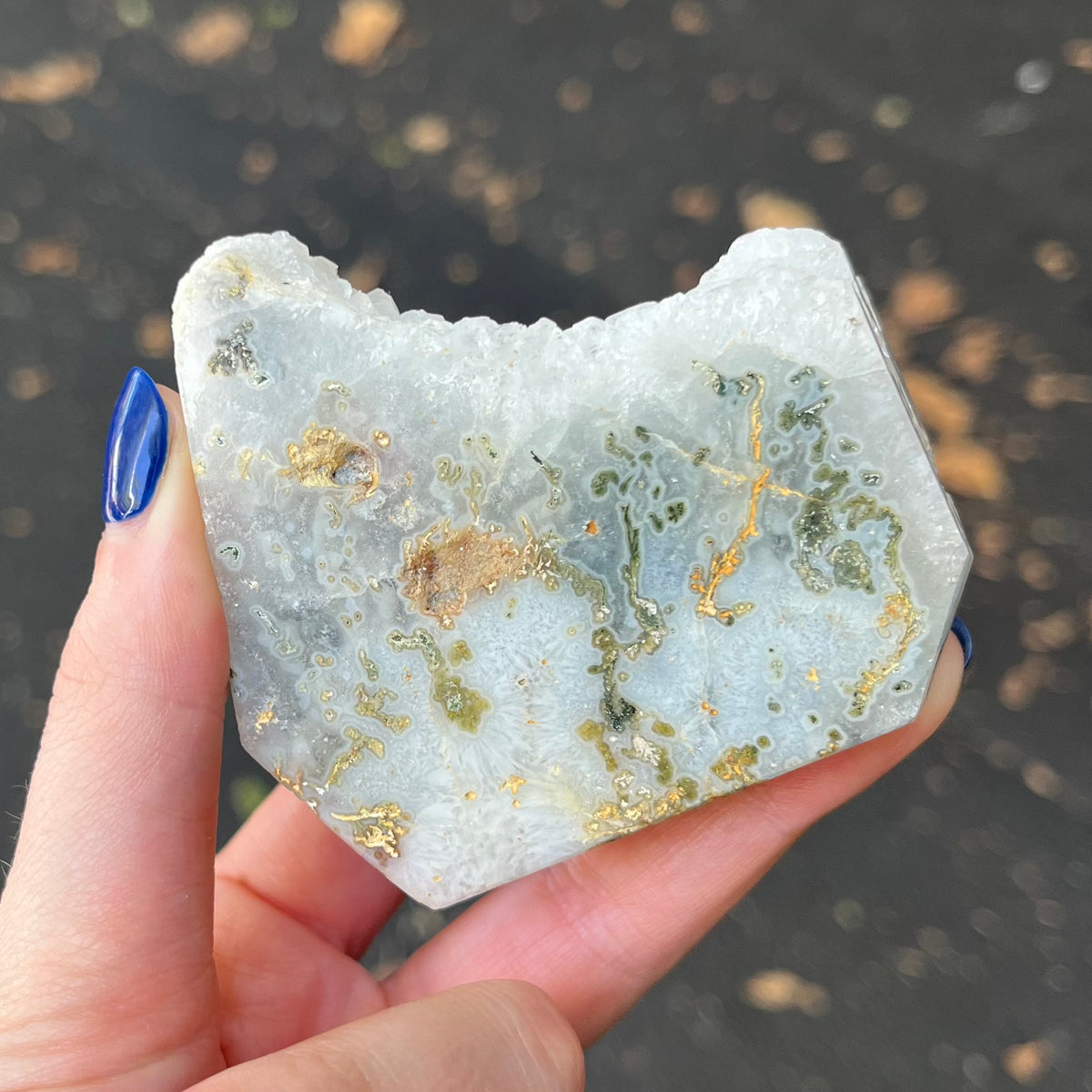 Drusy Quartz Cluster – Crystal Heart