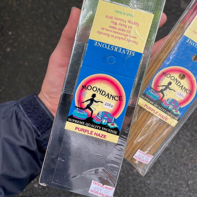 Moondance Incense - PURPLE HAZE - large – Crystal Heart